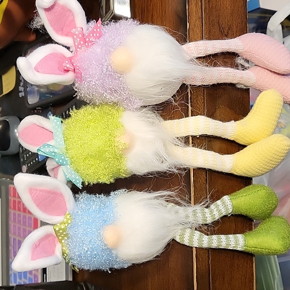 Holiday | Easter Lighted Knomes Set Of 3 | Poshmark